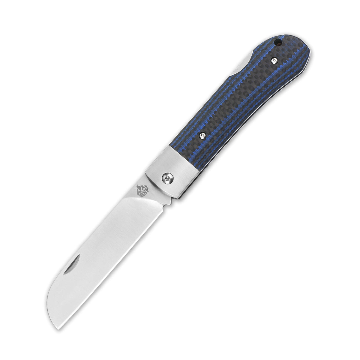 QSP Worker | N690 Lock Back | CF & Blue G10 Handle – QSP KNIFE